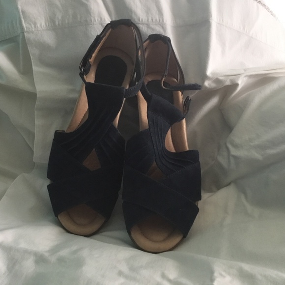 Earth | Shoes | Earth Navy Wedges | Poshmark